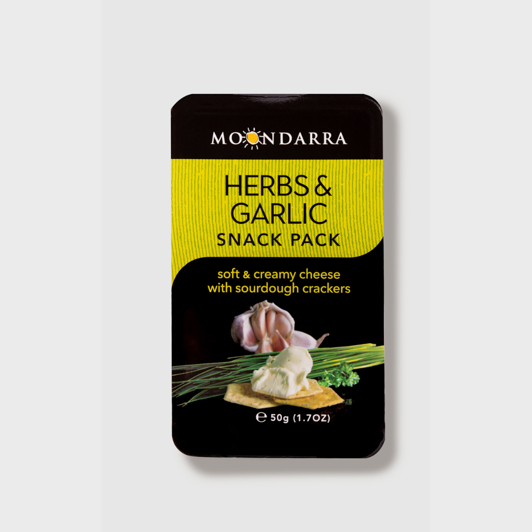 Herbs & Garlic - Snack Pack – Moondarra Cheese